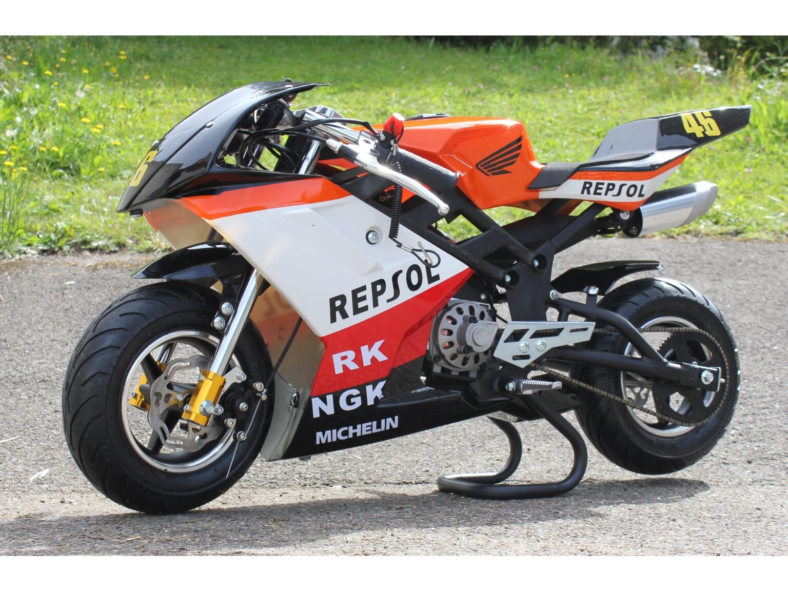 Super Racing Pocket Bike – REPSOL – mit 49ccm – HEBU-shop.ch