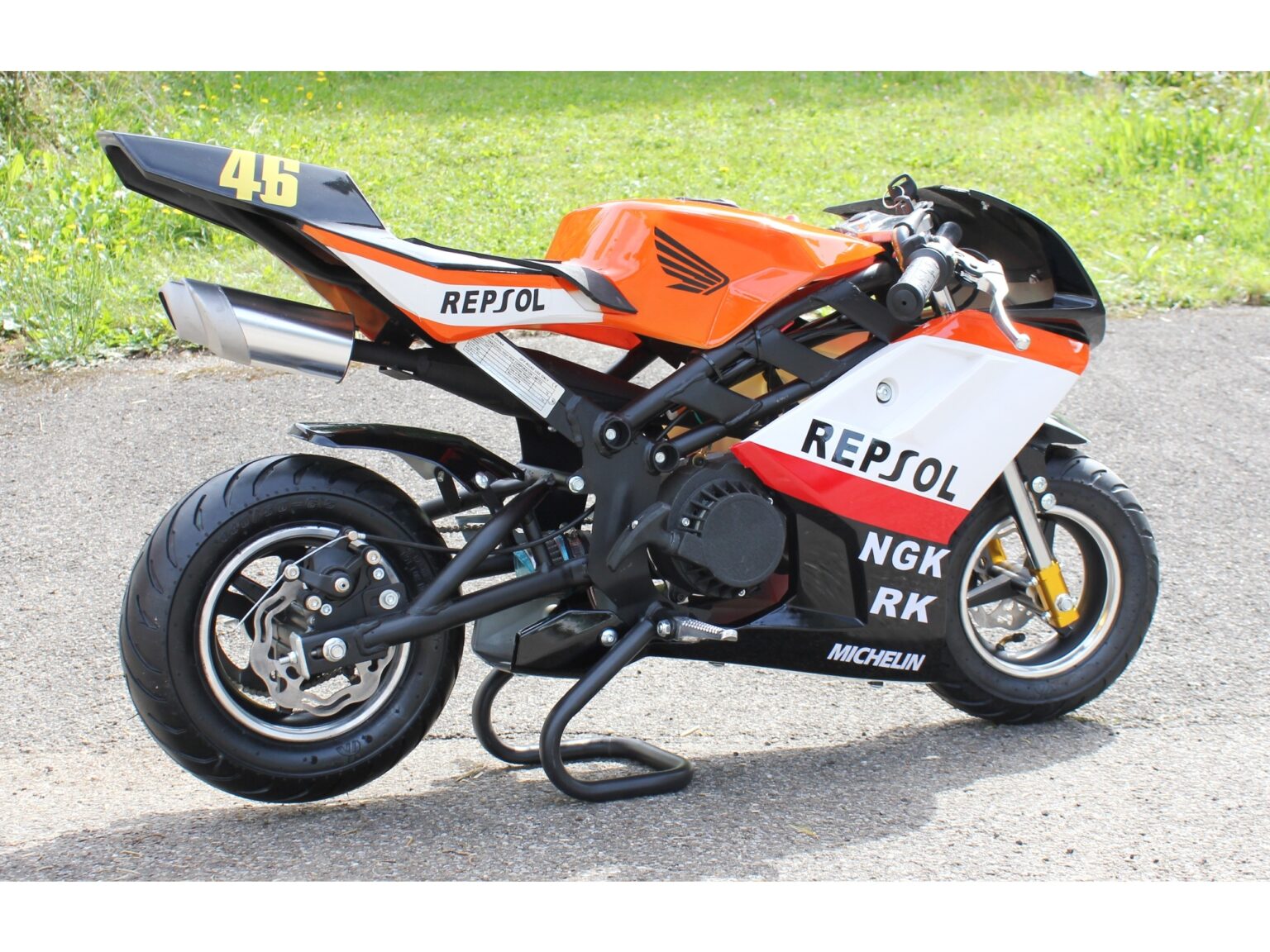 Super Racing Pocket Bike – REPSOL – mit 49ccm – HEBU-shop.ch