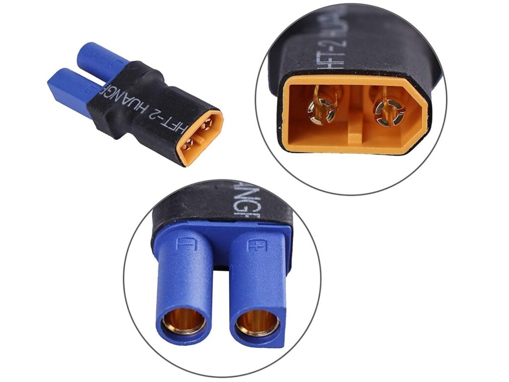 Adapter Stecker – EC5 weiblich auf XT60 männlich – HEBU-shop.ch