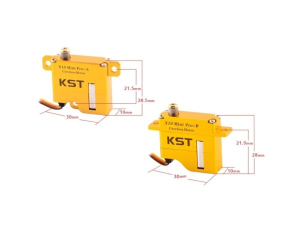 KST X10 Mini Pro-B V8.0 – HV Digital Servo 10mm 8kg/cm – HEBU-shop.ch