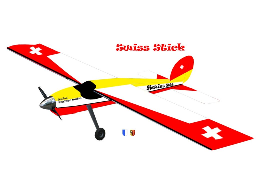 Trainer Swiss Stick 2000, Spw 1940mm, ARF-Set von VQ-Models – VQA061 ...